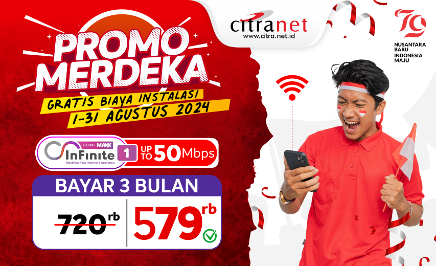 PROMO MERDEKA 79: SEMUA SERBA 579 RIBU!