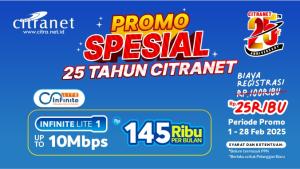 PROMO 25 TAHUN CITRANET - INFINITE LITE [BERAKHIR]